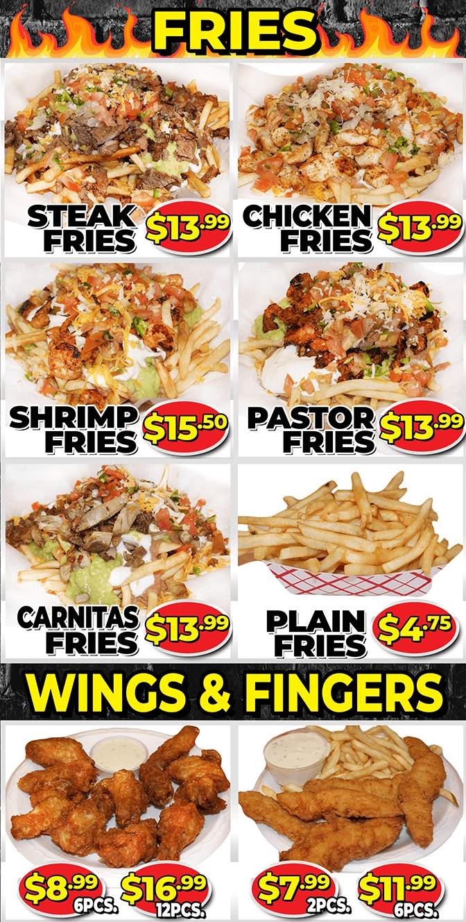 Menu - Rivas Mexican Grill - Las Vegas